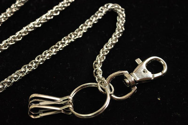 Cool Silver Punk Mens Key Chain Pants Chain Long Wallet Chain For Men ...